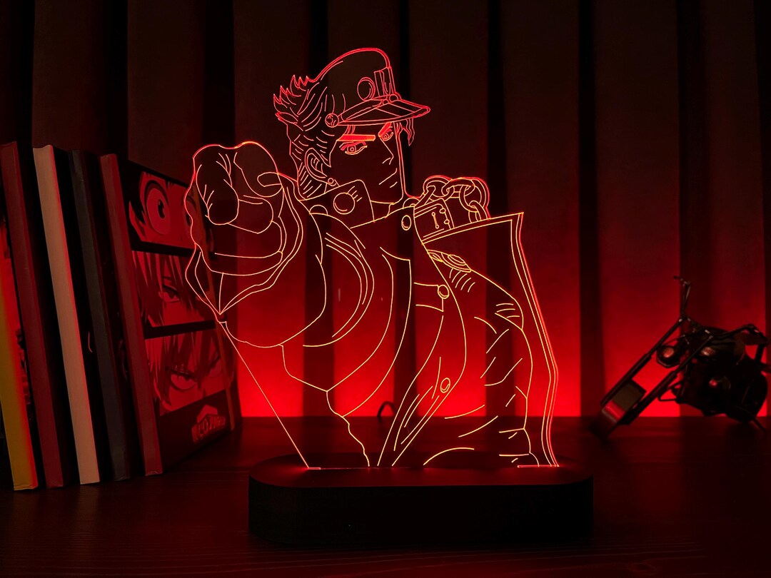 Anime and Manga Night Light, Anime Desk Lamp W/ RGB Remote Control ...