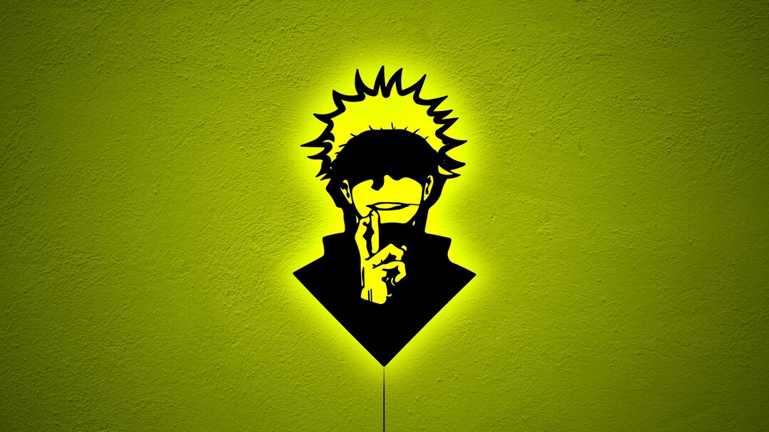 Anime Lighted Wall Decor, Anime and Manga Wall Hanging, Anime Wall Sign ...