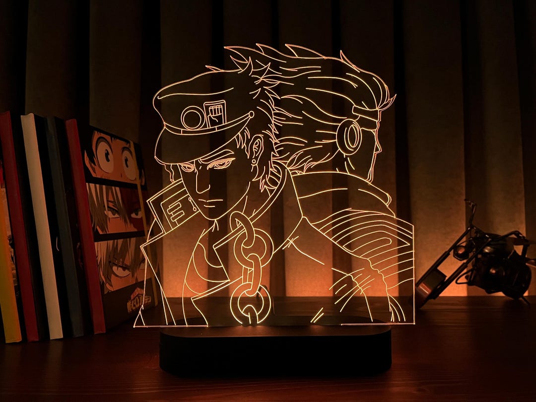 Anime and Manga Night Light, Anime Desk Lamp W/ RGB Remote Control ...