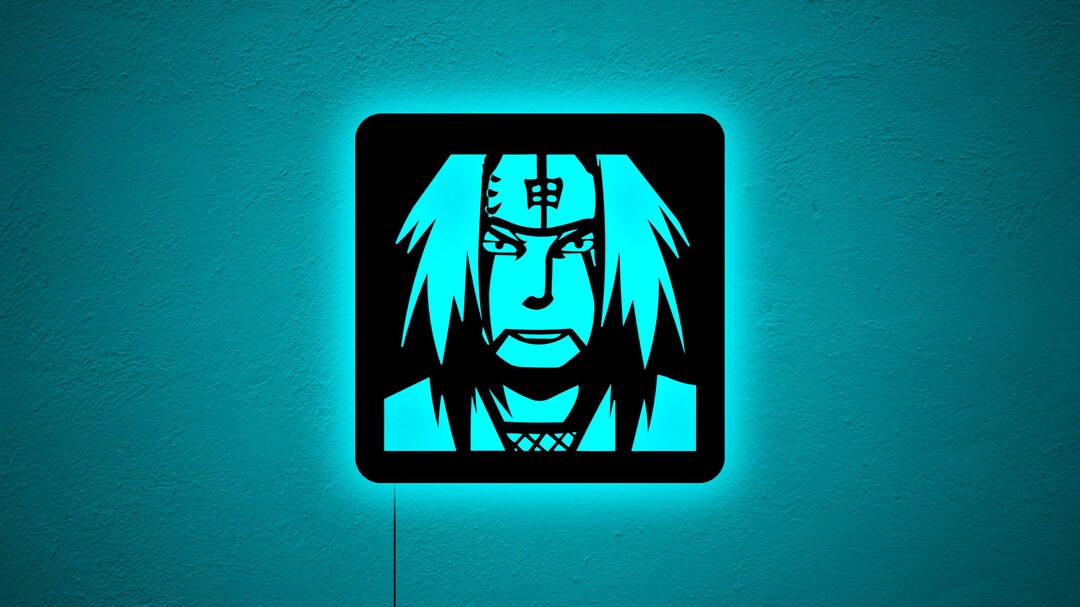 Anime Lighted Wall Decor, Anime and Manga Wall Hanging, Anime Wall Sign ...