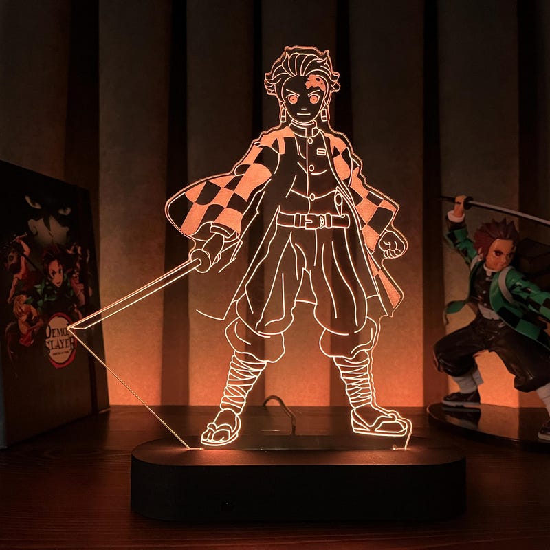 Demon Slayer Lamp - Etsy