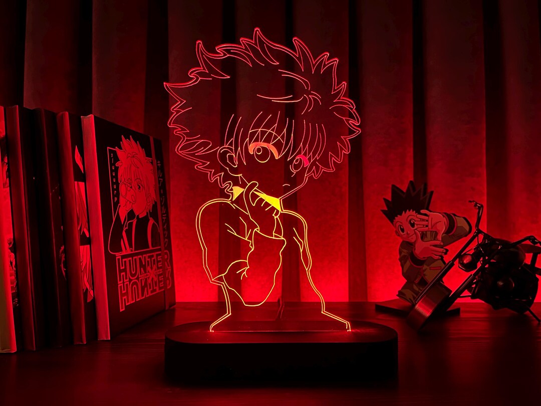 Anime and Manga Night Light, Anime Desk Lamp W/ RGB Remote Control ...