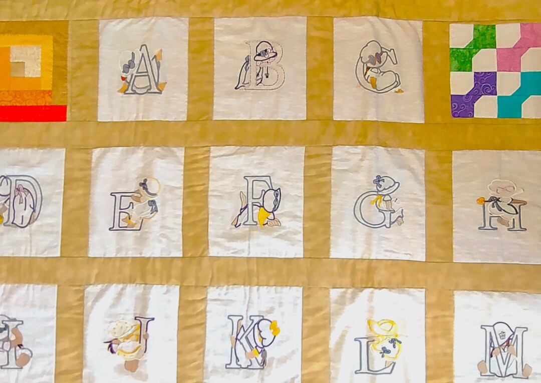 Sunbonnet Sue ABC Quilt - Etsy