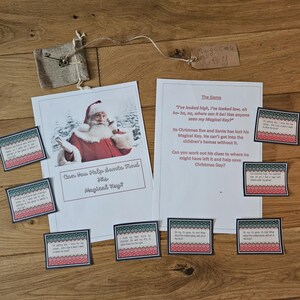 Christmas Hunt Game - Help Santa Find His Magical Key - Etsy