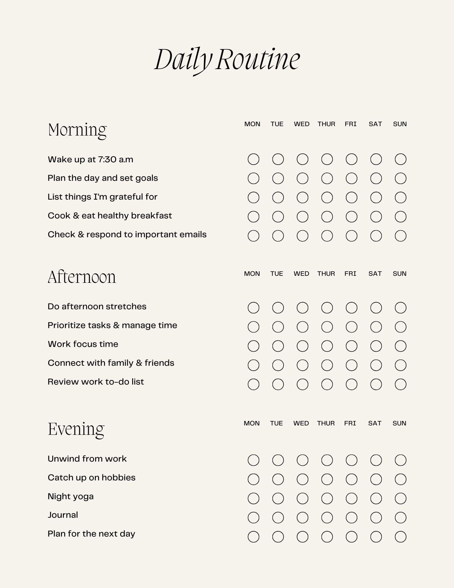 Planner Checklist Tracker Journal Digital Download - Etsy