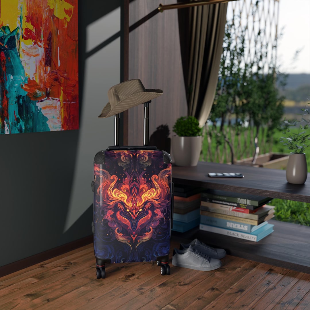 Mystical Fire Suitcase: Fantasy Travel Carry-on - Etsy