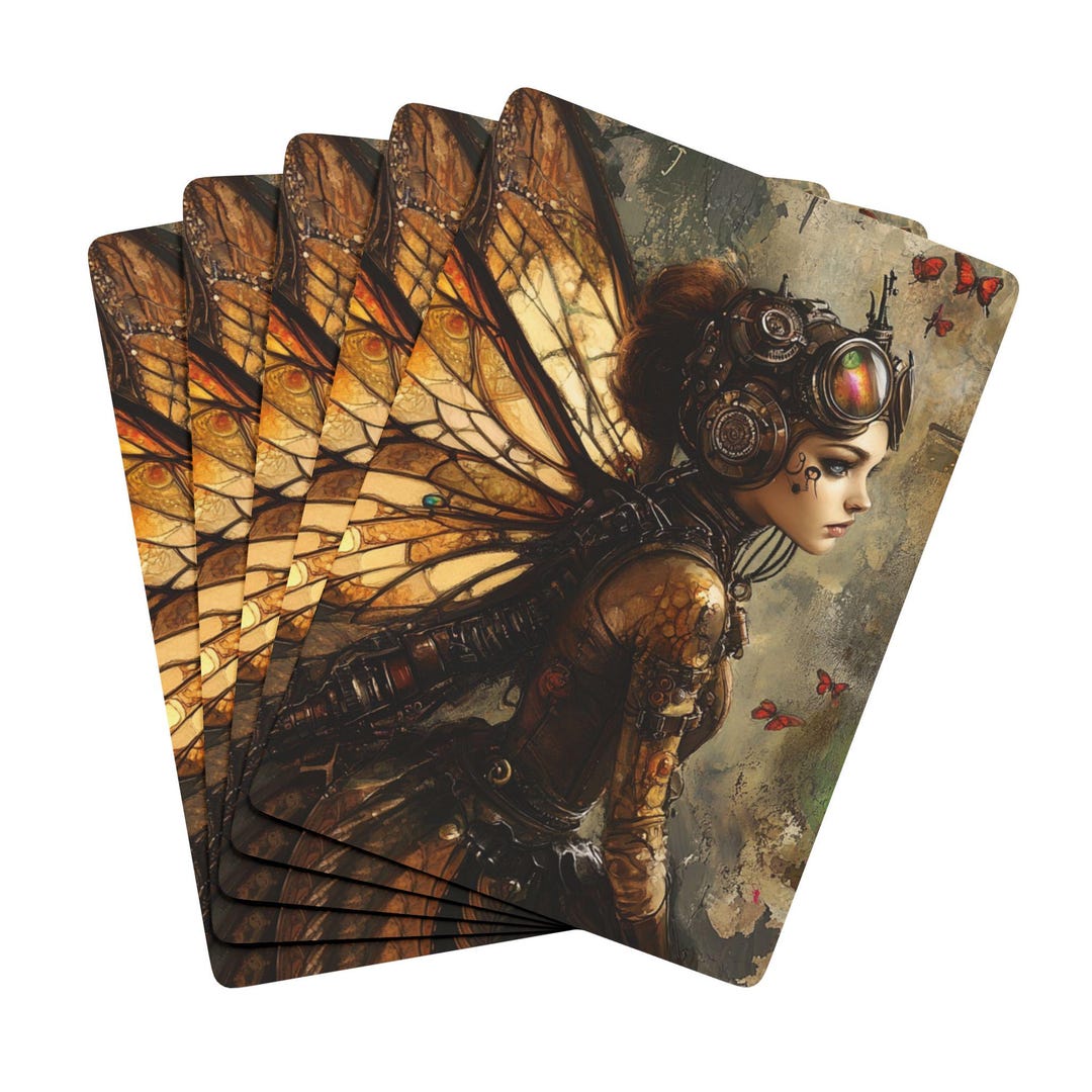 Steampunk Fairy Playing Cards: Fantasy Game Night Deck - Etsy