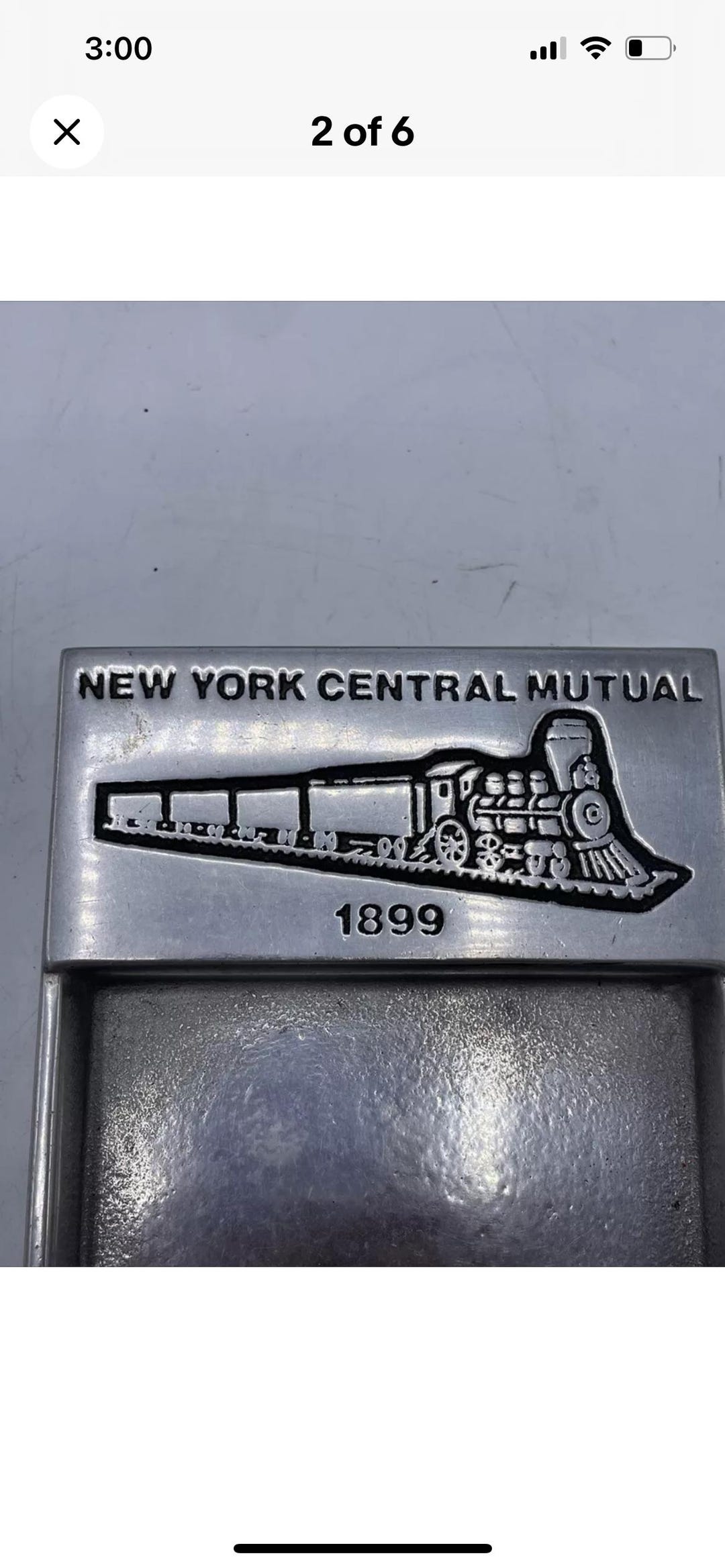 Vintage Aluminum Train Tray 1899 - Etsy