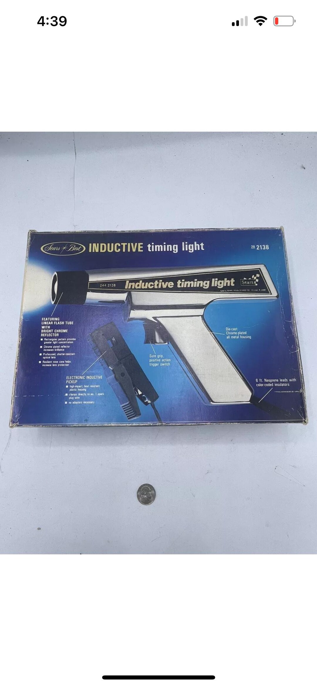 Vintage Inductive Timing Light Sears - Etsy