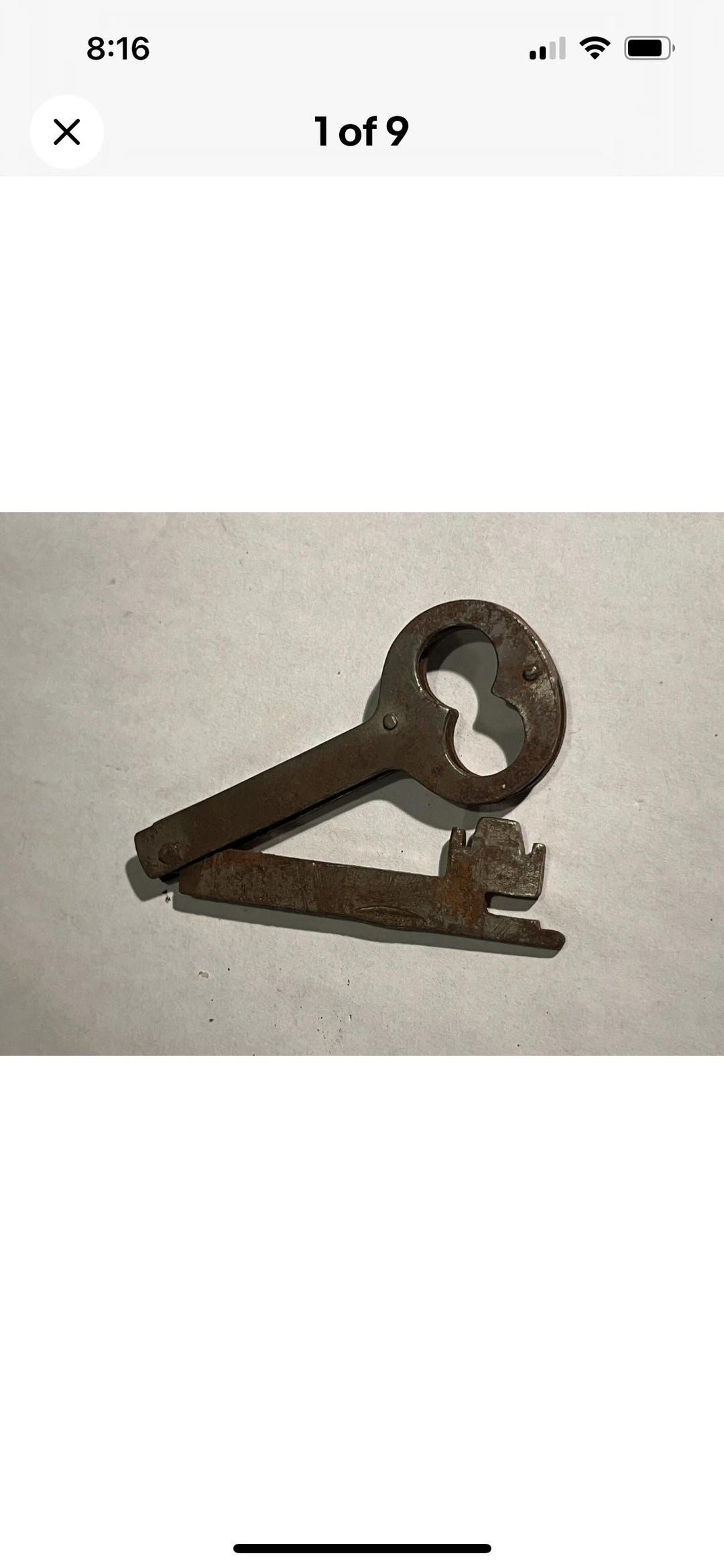 Vintage Folding Key - Etsy