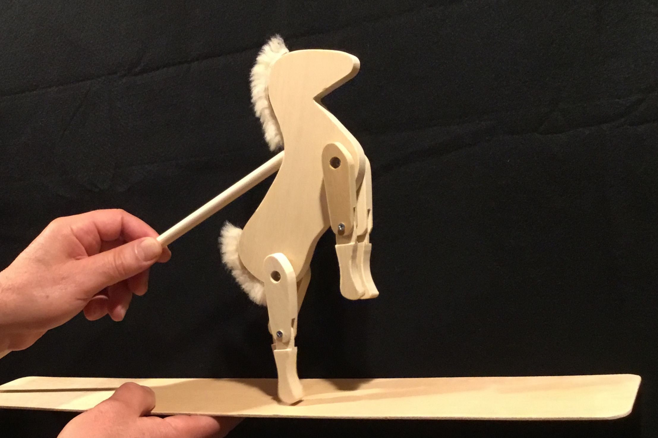 Limberjack Horse With Dancing Board and Stick - Etsy