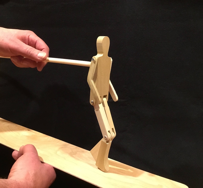 Limberjack Man With Dancing Board and Stick - Etsy