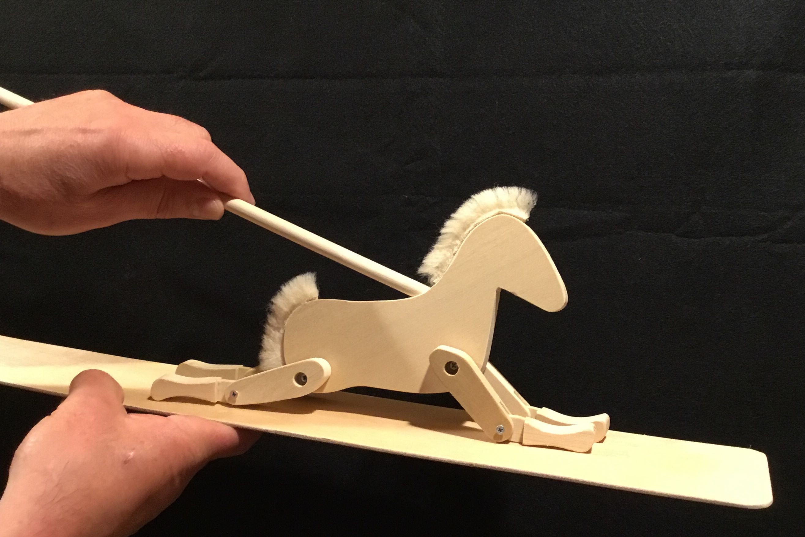 Limberjack Horse With Dancing Board and Stick - Etsy