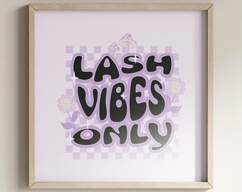 Lash Artist Decor, Lash Artist Print, Lash Print, Lash Studio Decor ...