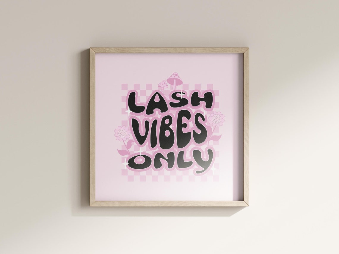 Lash Artist Decor, Lash Artist Print, Lash Print, Lash Studio Decor ...