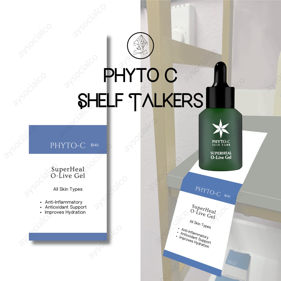 Phyto C, Shelf Talker, Skincare Retail, Esthetician, Retail Display, Esthetician Social Media ...