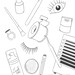 Lash Artist Coloring, Coloring Page, Salon Waiting Room, Lash Artist ...