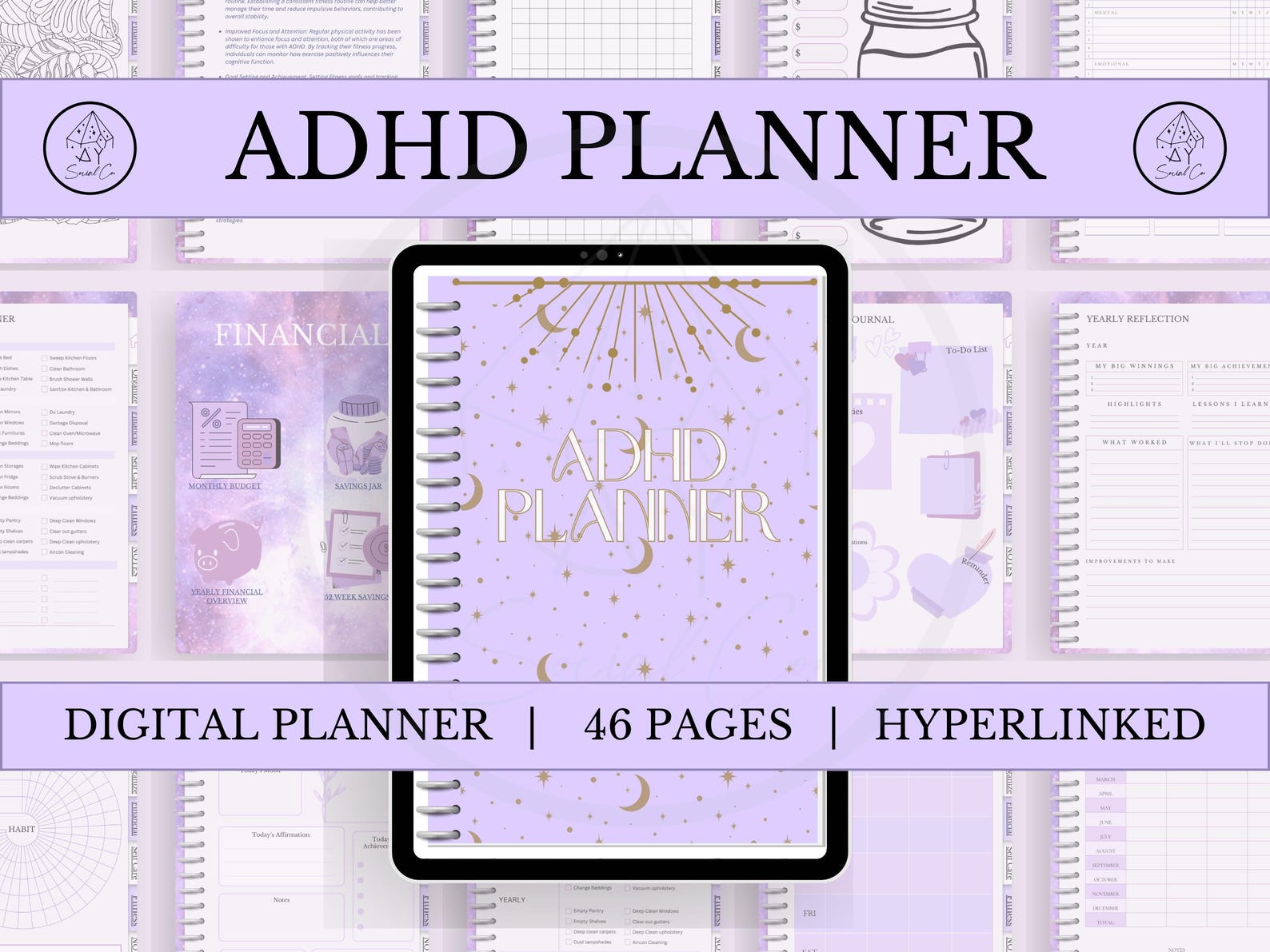 ADHD Planner | ADHD Digital Planner | Digital Planner | Goodnotes ...