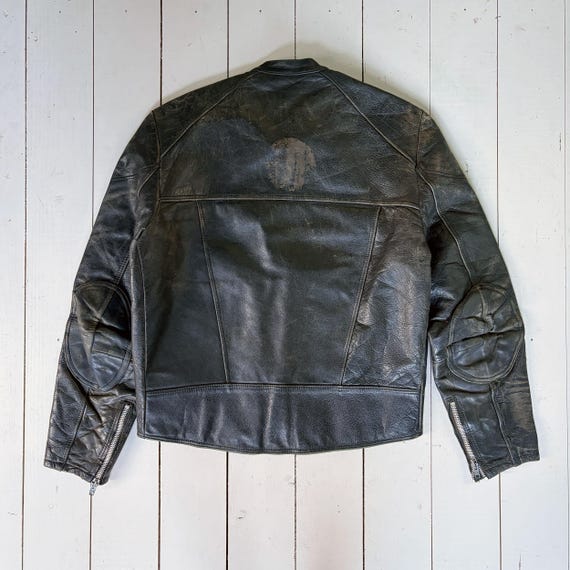 Vintage 1970s Furygan Leather Motorcycle Jacket: Cla… - Gem