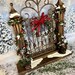 Miniature Vintage Dollhouse Christmas Mansion Gate 1:12 Beautiful and ...