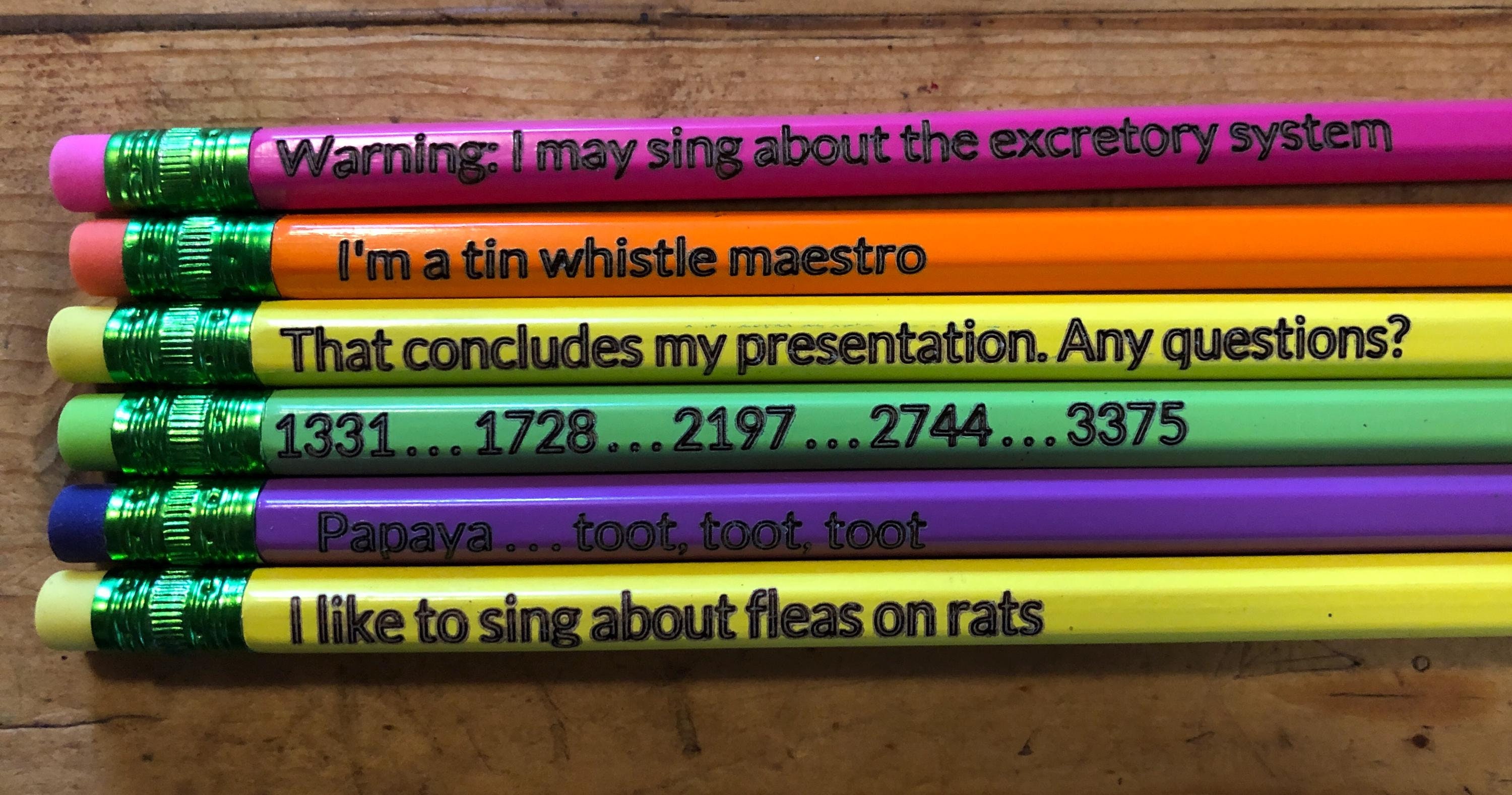 CC Pencils: Foundations Theme Classical Conversations Gifts - Etsy