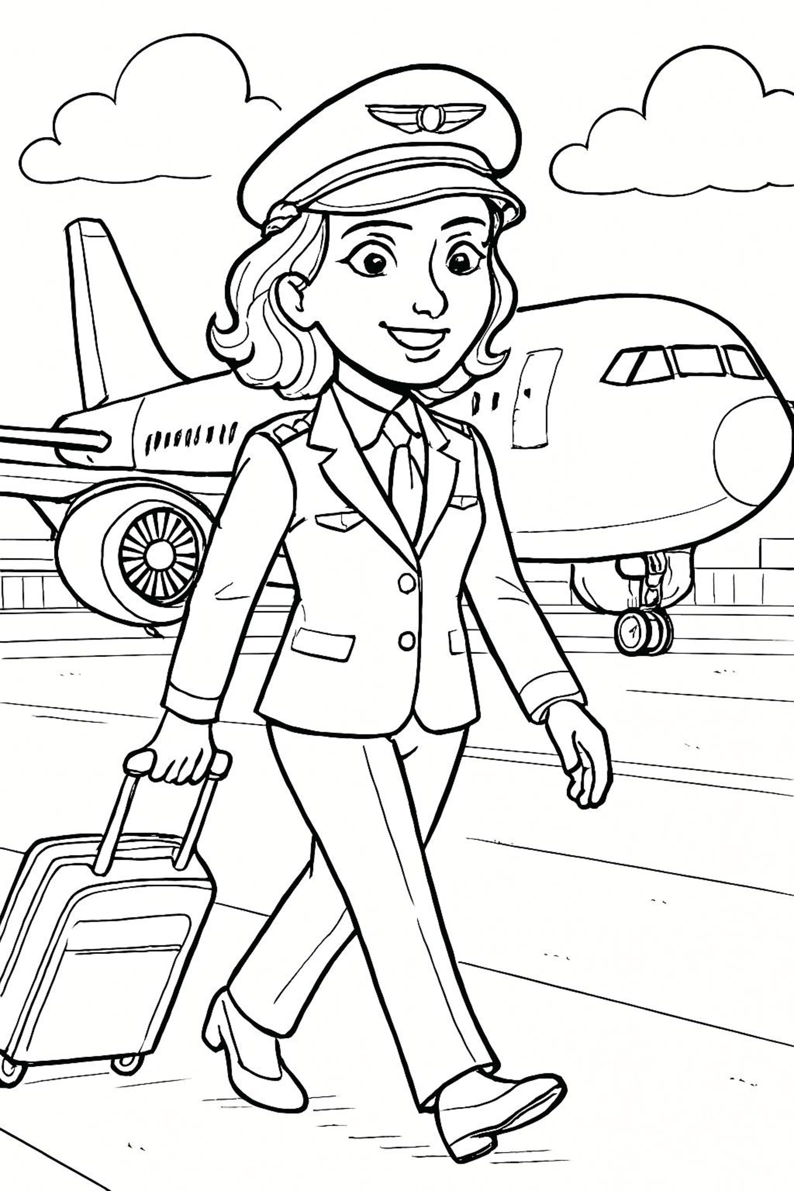 Future Careers Coloring Book for Girls: Dream Big, 20 Pages - Etsy