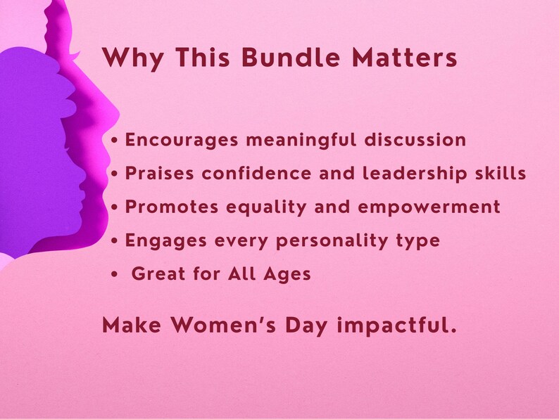 International Women’s Day Activity Bundle | Games, Worksheets Printable ...
