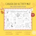 Canada Day Activity Sheets: Printable Games, Puzzles, Coloring (digital ...
