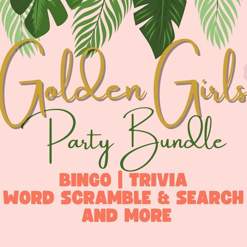 Golden Girls Party - Etsy