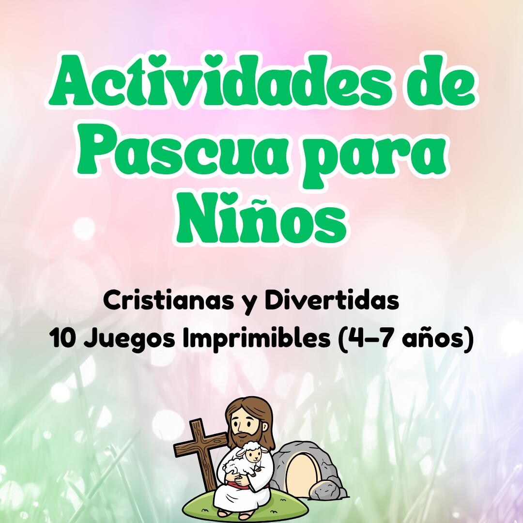 Actividades De Pascua Para Niños | Pascua Cristiana | 10 Juegos ...