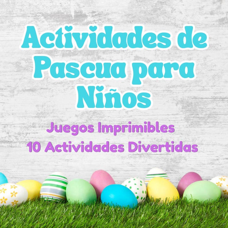 Actividades De Pascua Para Niños | Juegos Imprimibles | 10 Actividades ...