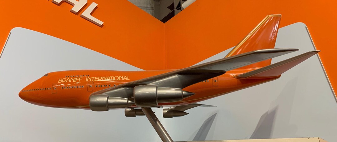 Braniff Pacmin Boeing 747SP-27 Model - Etsy