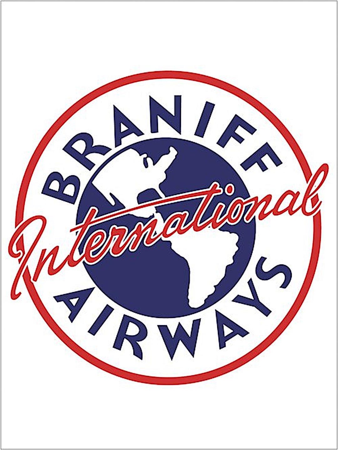 Poster or Banner Braniff International Airways 1948 Logo - Etsy