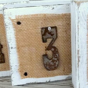 Rustic Table Number, Wood Table Sign, Rustic Wedding Decor, Rusty ...