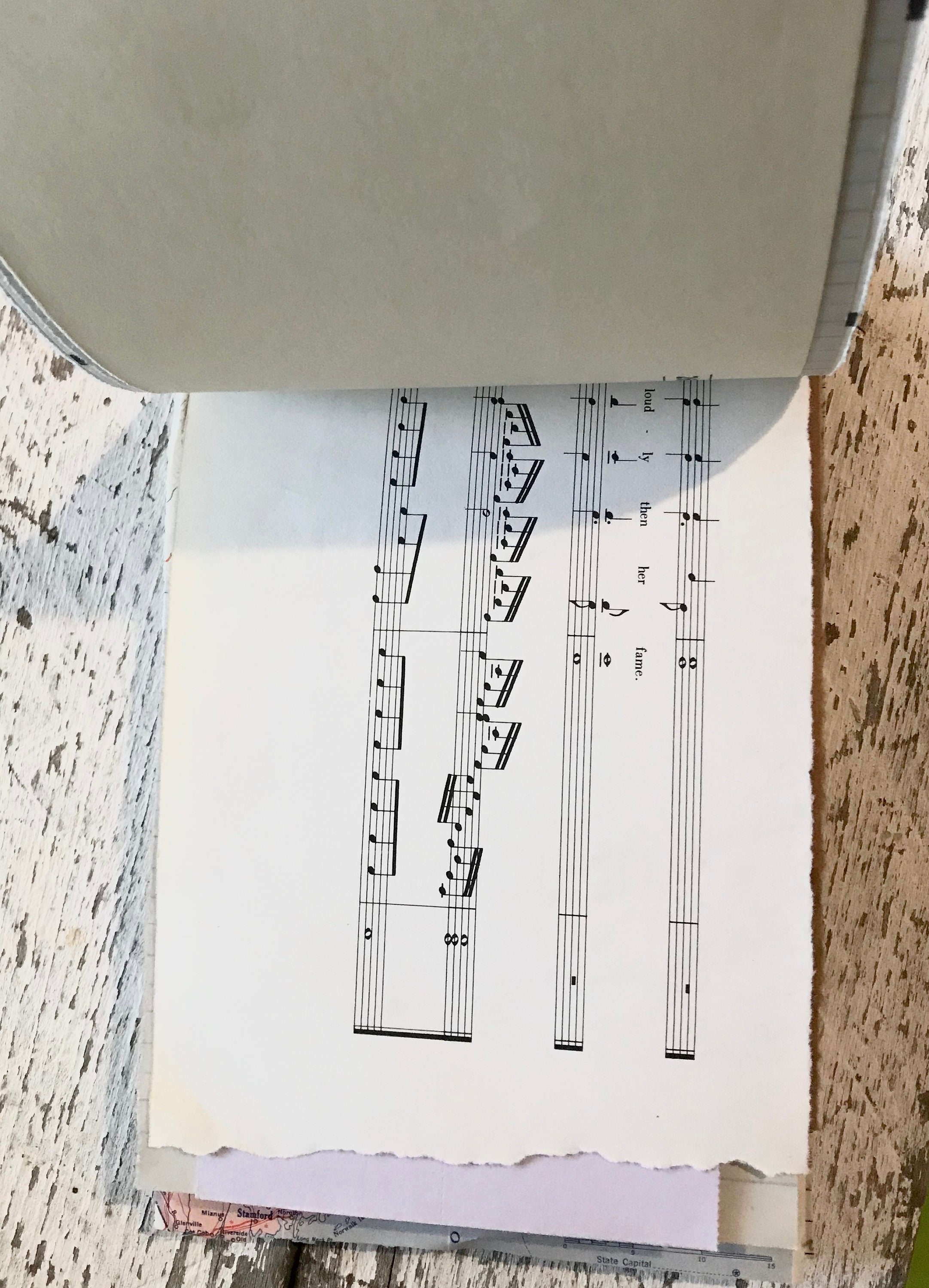 Paris Journal Eiffel Tower Notebook Tattered Junk Journal - Etsy