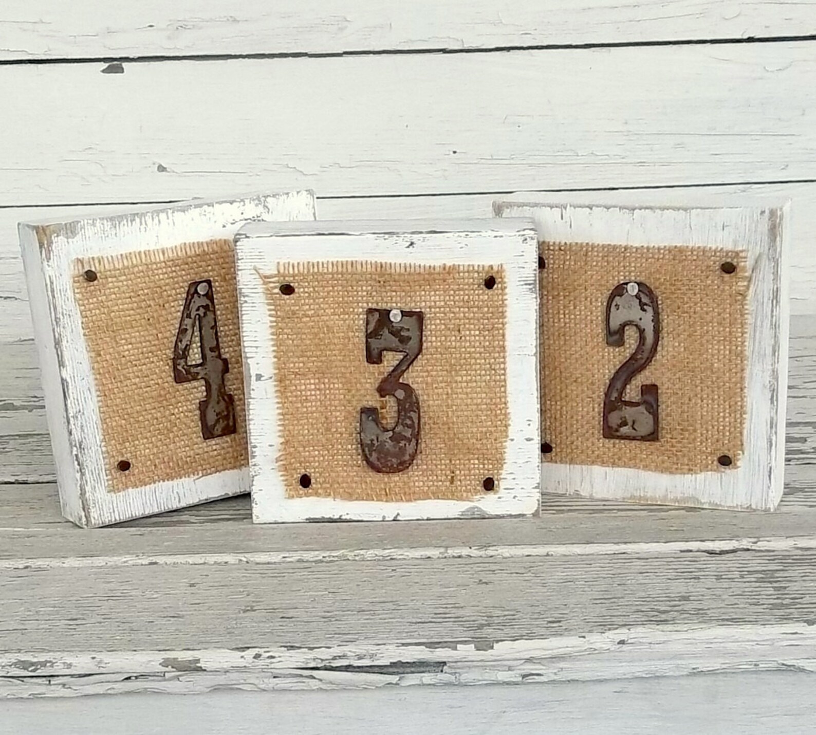 Rustic Table Number, Wood Table Sign, Rustic Wedding Decor, Rusty ...