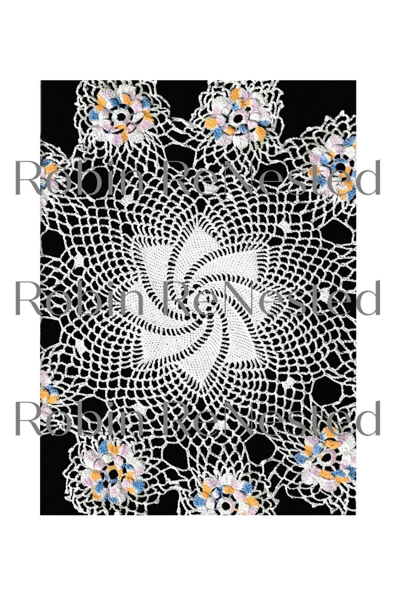 Junk Journal Digital Doily, Printable Needlework, Paper Crafts ...