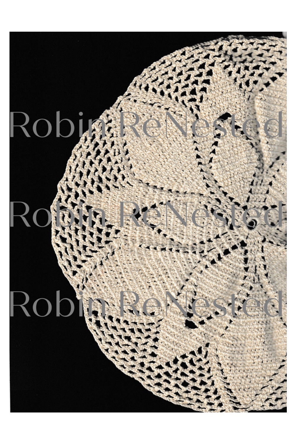 Printable Doily Scan, Instant Download Needlework, Junk Journal Page ...