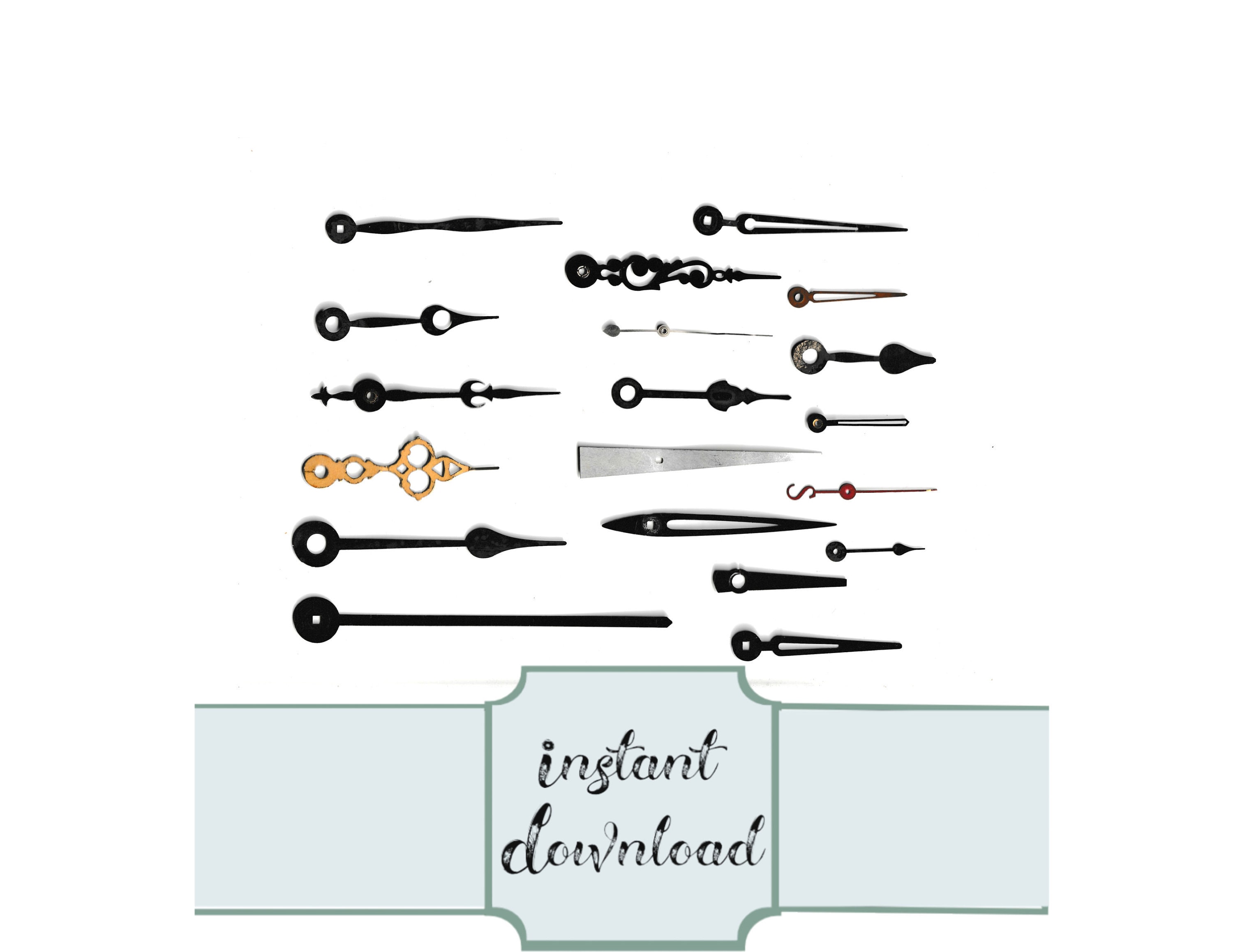 Printable Clock Hands