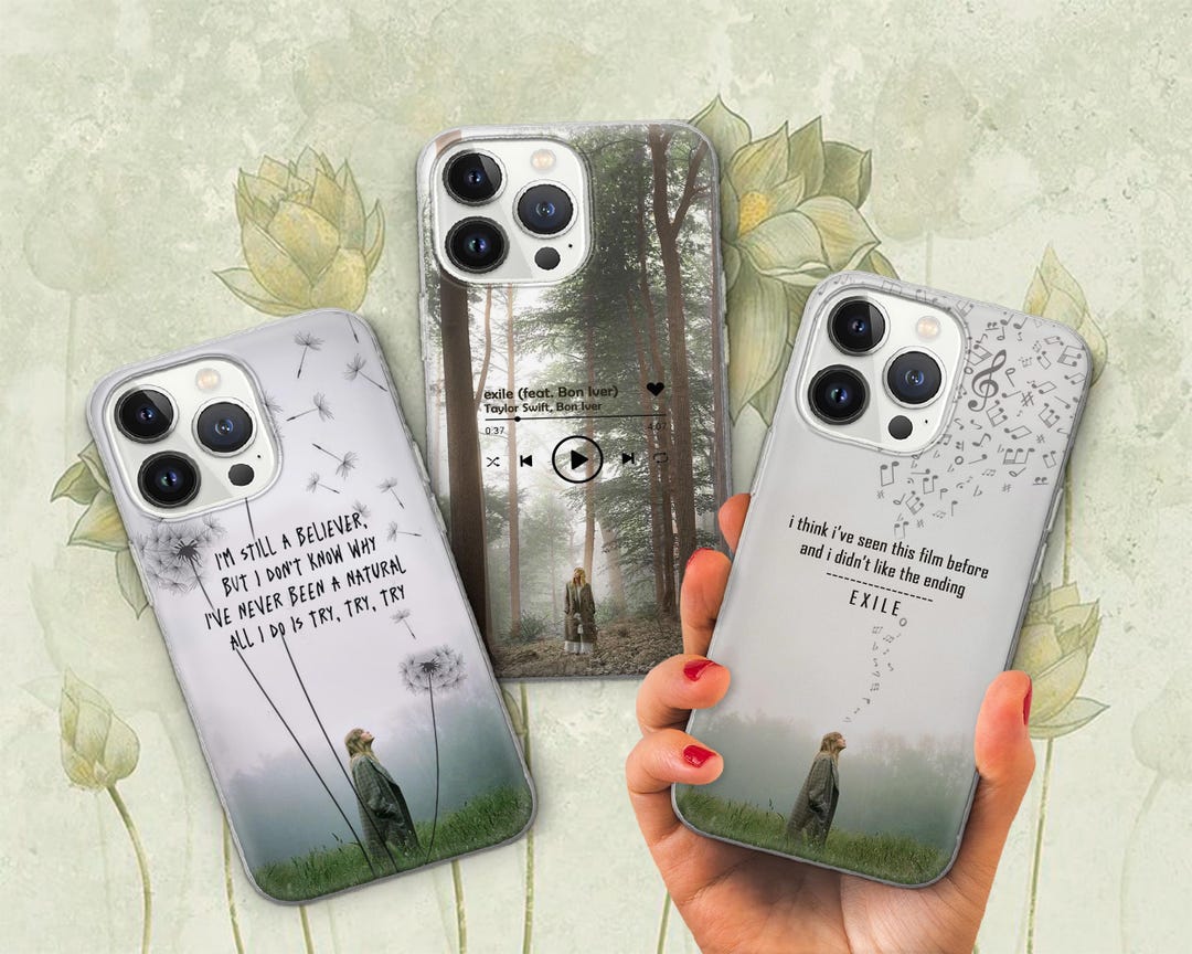 Celebrity Song Lyrics Phone Case Music Inspiration Cover for iPhone 16 ...