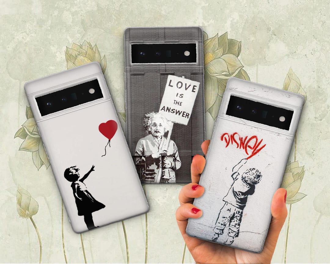 Banksy Art Phone Case Iconic Street Graffiti Cover for Pixel 9 9 Pro XL ...