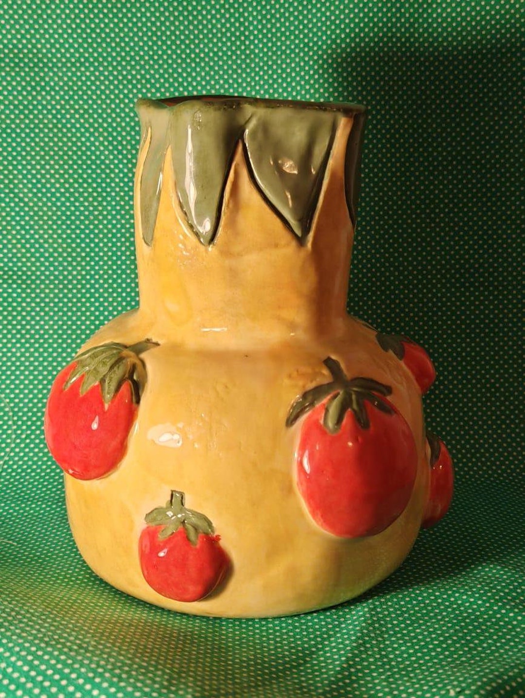Tomato Salade - Ceramic Vase - Etsy