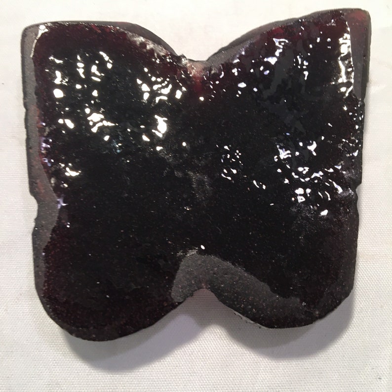 Cast Glass Paperweight, Glass Paperweight, Fused Glass Butterfly ...