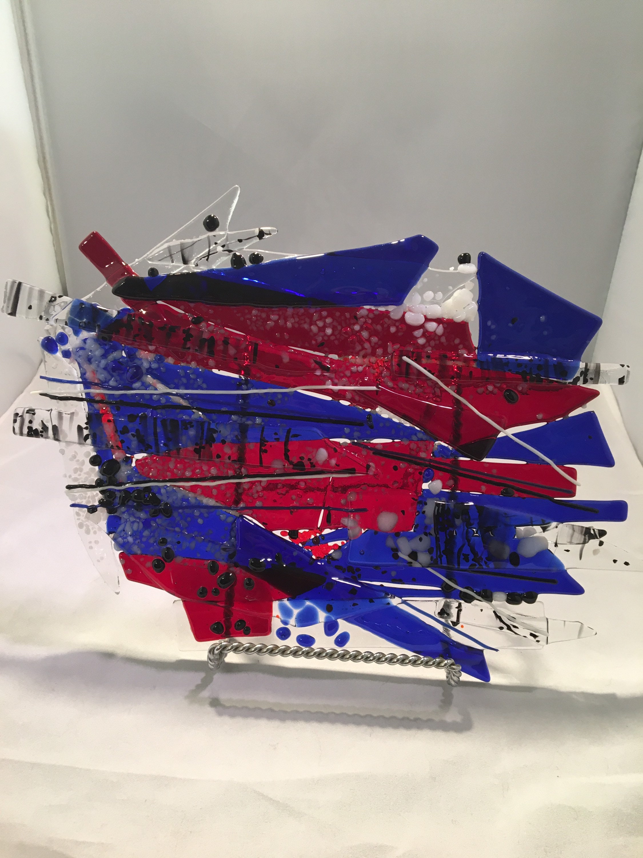 Fused Glass Wall Art, Textured Fused Glass, Fused Glass Art, Glass Art ...