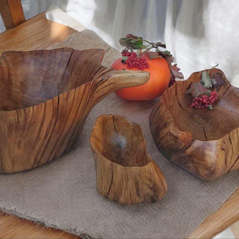 Handmade Wooden Bowls - Etsy