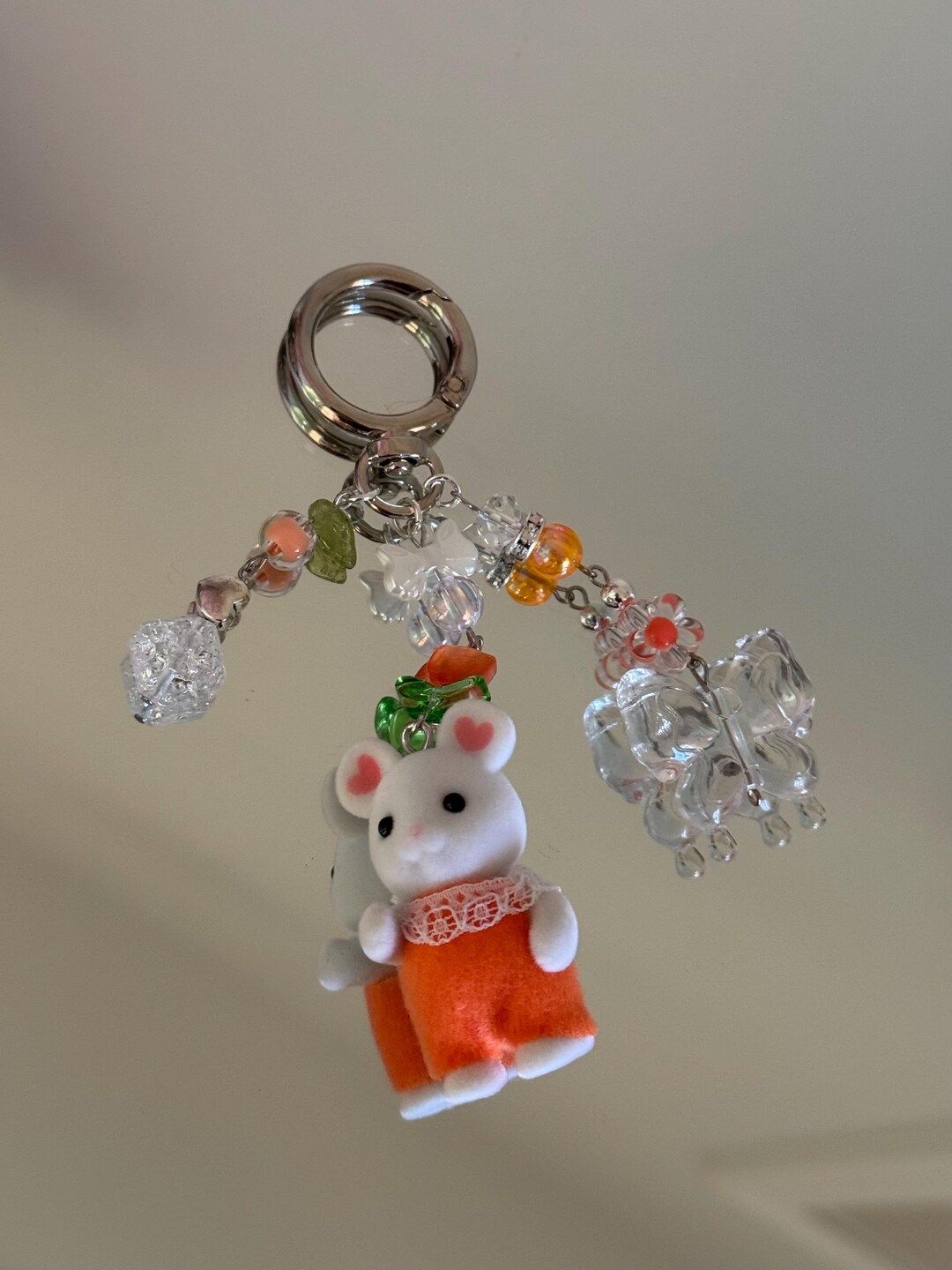 Orange Calico Critters Keychain - Etsy