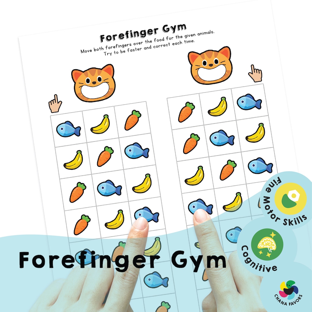 Buy Forefinger Gym Printable Brain Training Games That Train Multiple ...