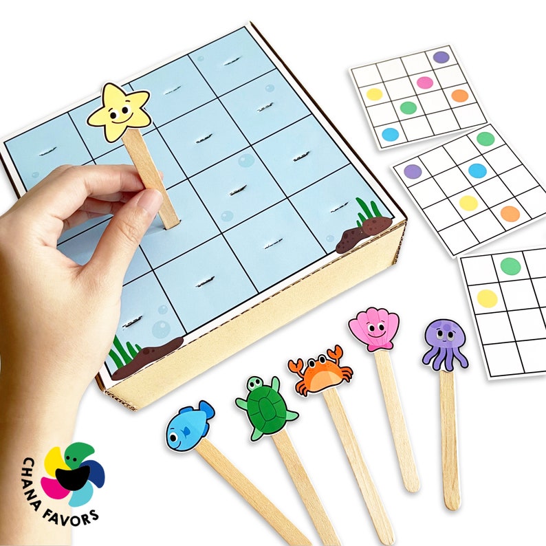 Sea Creature Match - Printable PDF - Download Only - Enhance Cognitive ...