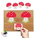 Mushroom Math Addition Game: Number Visualization Activity (printable ...