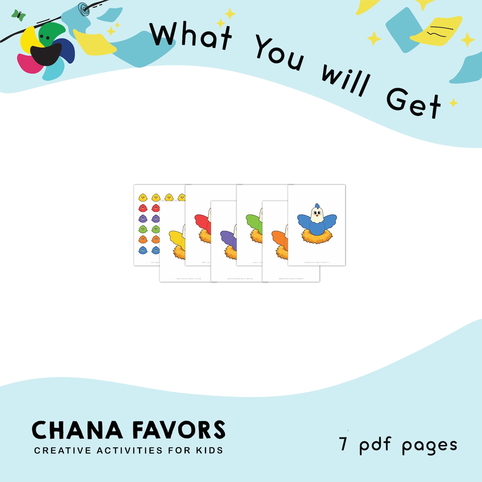 Chick Matching Game: Educational Kids Activity (printable PDF) - Etsy